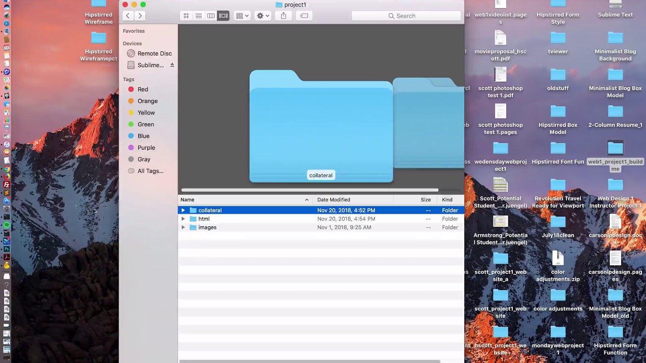Web Design Project 1 Set Logo as Link on template.html - 40 - YouTube