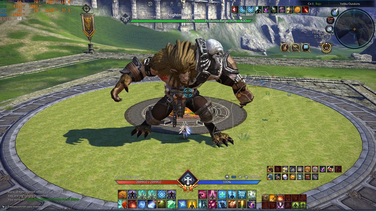 TERA Private Server 100.02 - Boss Argog - 4K60fps (GTX 1660 Super ...