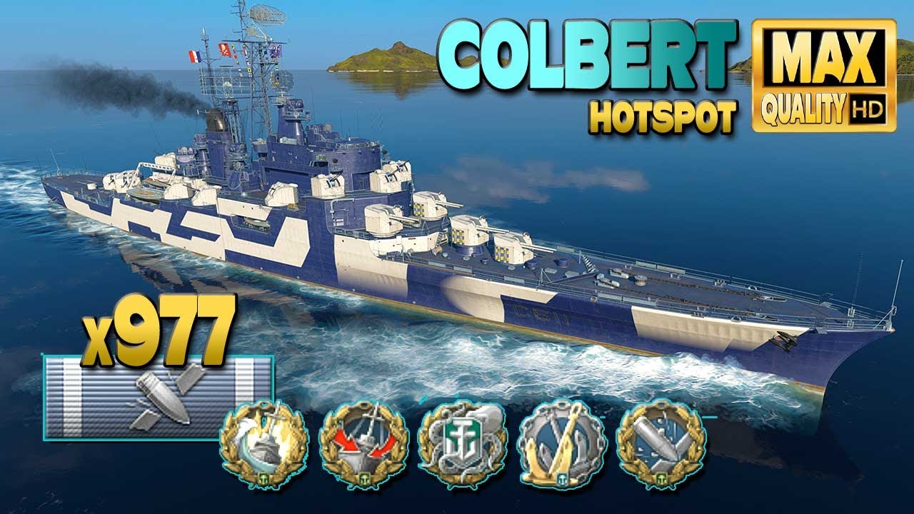 Cruiser Colbert: Just a flesh wound! World of Warships - YouTube