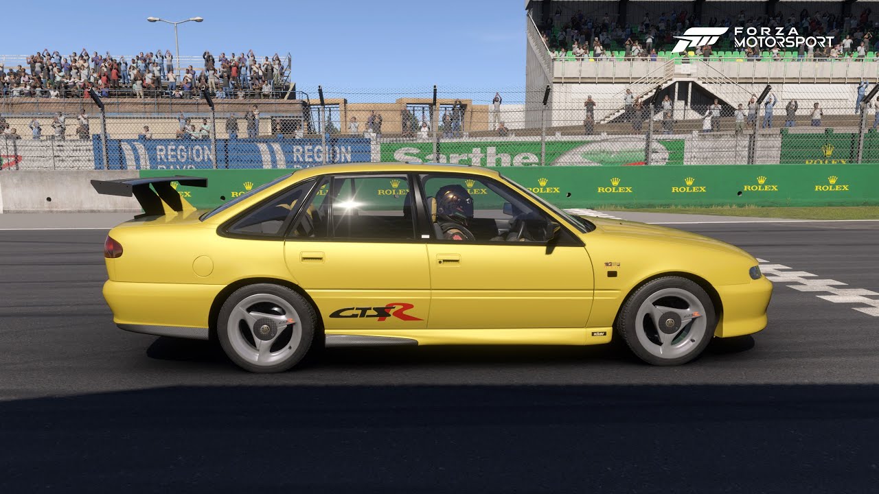 Forza Motorsport . HSV GTSR '1996' . Car Test Drive Burnout Speed Crash ...