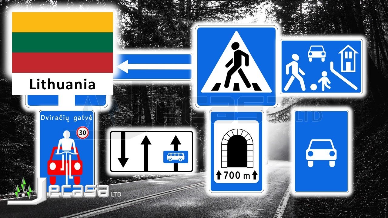 Special Regulations Traffic-Road Signs in Lithuania (Vilnius, Kaunas ...