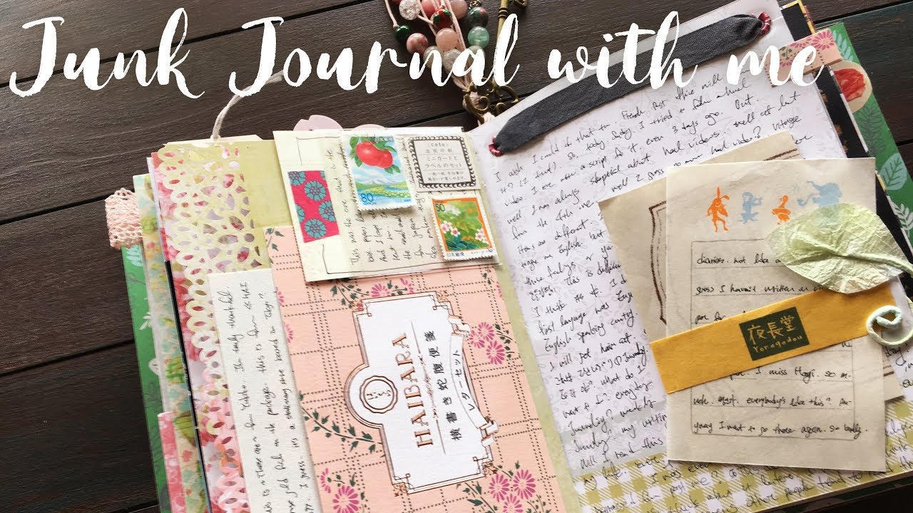 JUNK JOURNAL WITH ME S1:E8 | Junk Journaling Process | How I use my ...