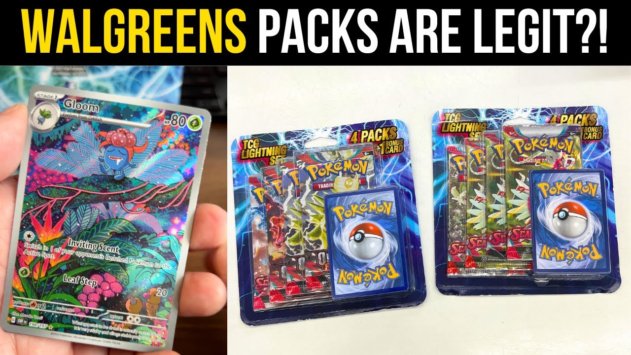Pokemon TCG Lightning Walgreens Pack Opening | The Fairfield Company ...
