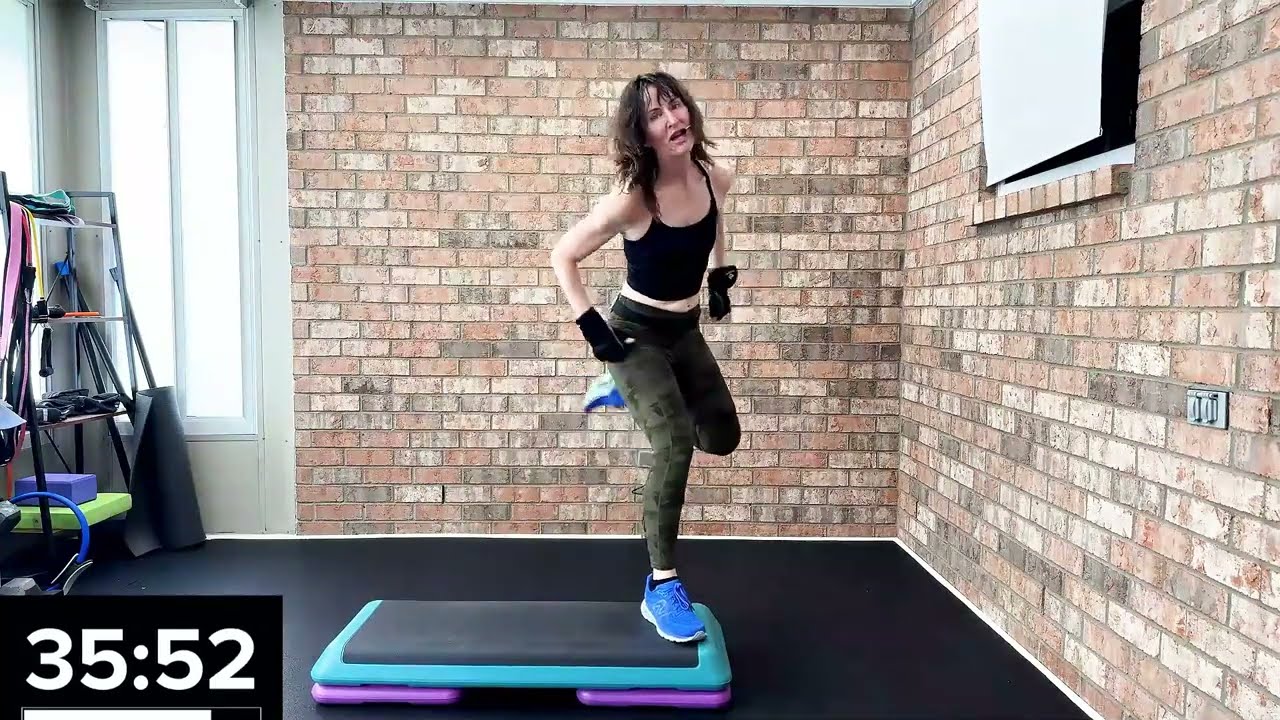 Basic STEP And Sculpt Workout → Easy To Follow → Step Aerobics ...