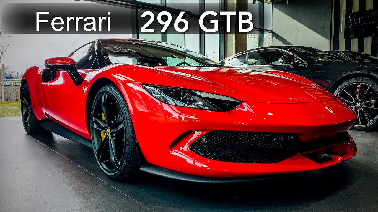 2024 Ferrari 296 GTB in Rosso Corsa. Exterior and Interior in details ...