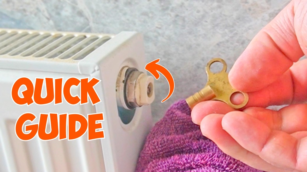 How To Bleed A Radiator With A Key (UK) - YouTube