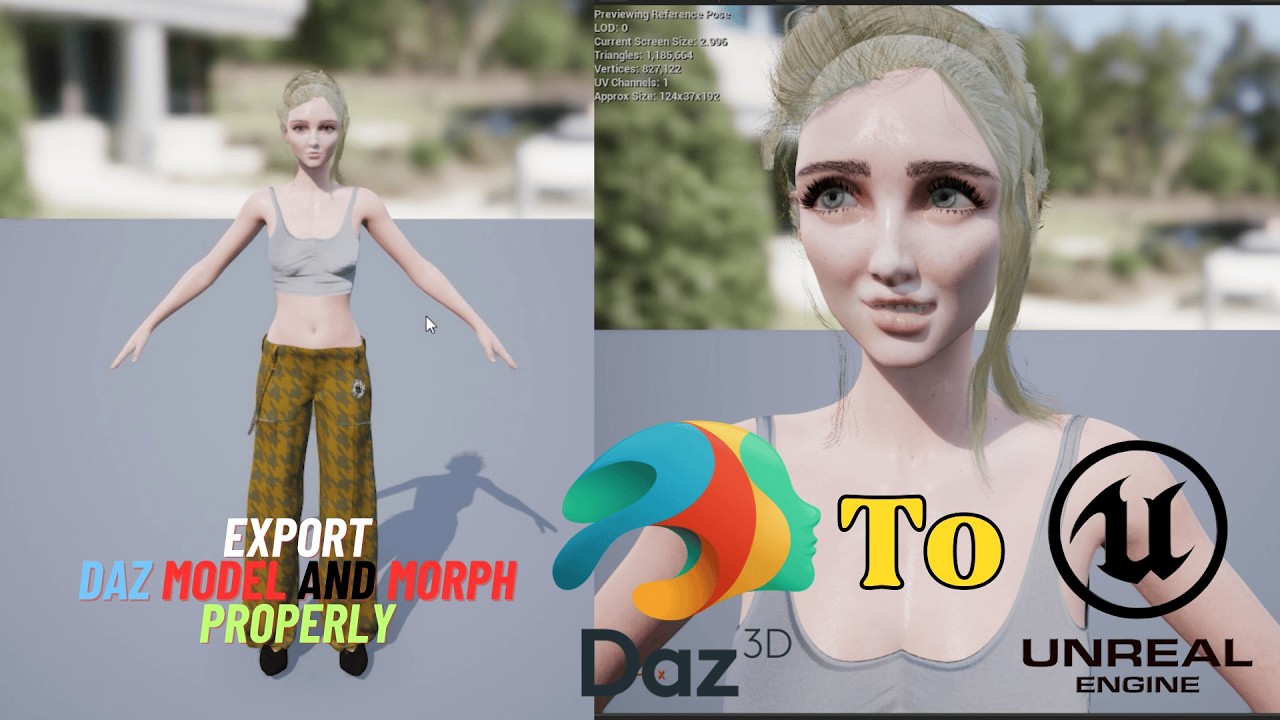 Daz To Unreal Character Transfer Properly, Setup, and Fixes in 5.7 ...