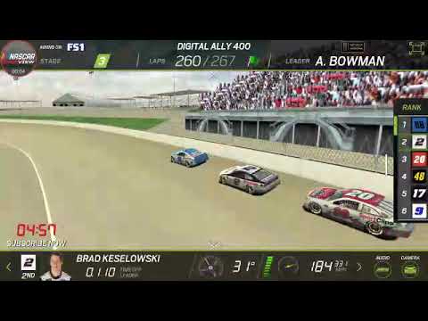 NASCAR Raceview Mobile Every Last Laps Kansas - YouTube