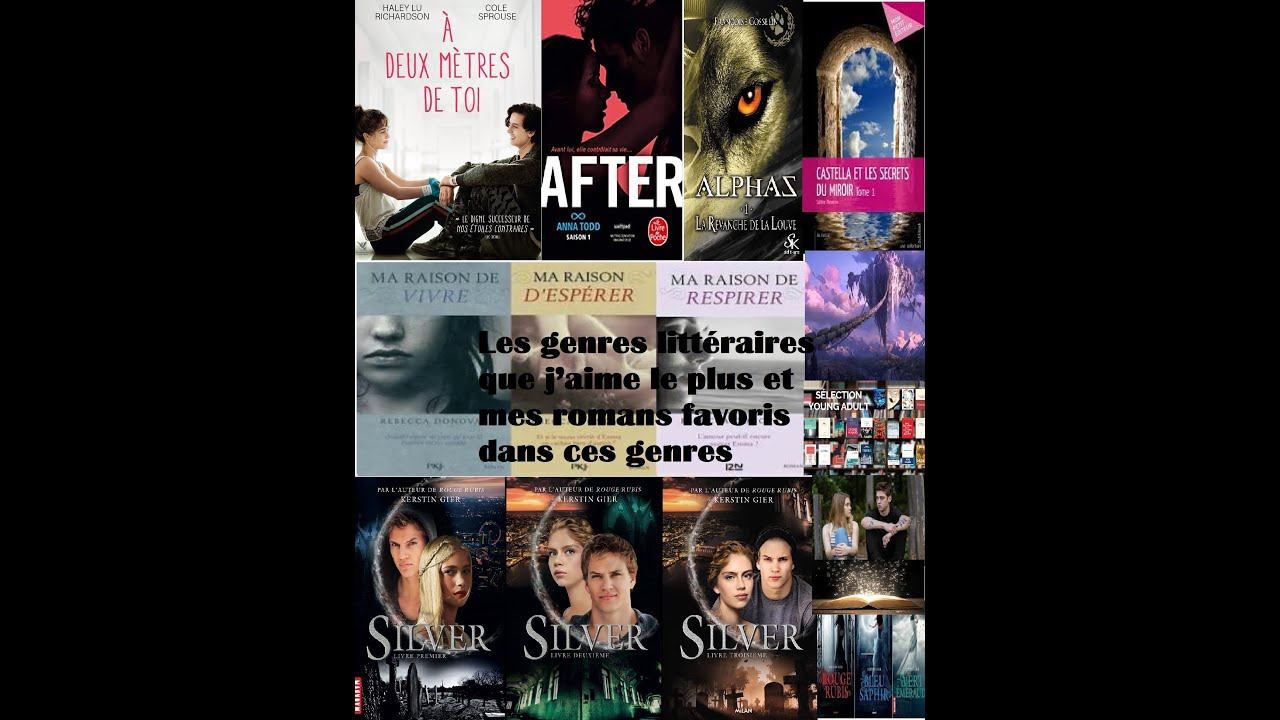 Les genres littéraires que j’aime le plus et mes romans favoris dans ...