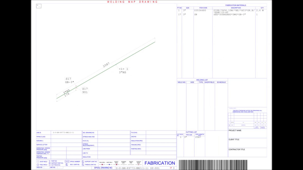 Preliminary Welding Map Drawings in Connected Groups #2 (Using PDMS ...
