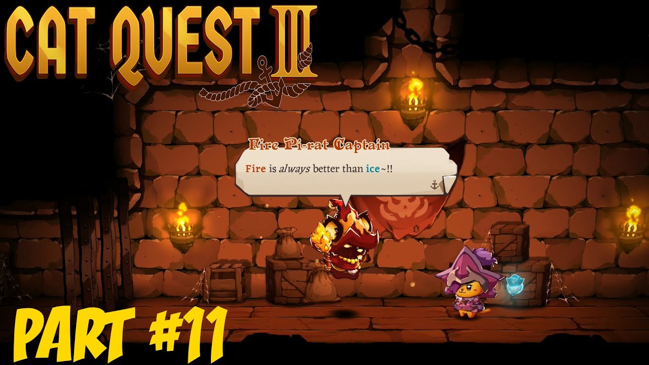 Cat Quest III - Part 11: Fire Pi-rat Captain Boss Fight, Furggy Island ...