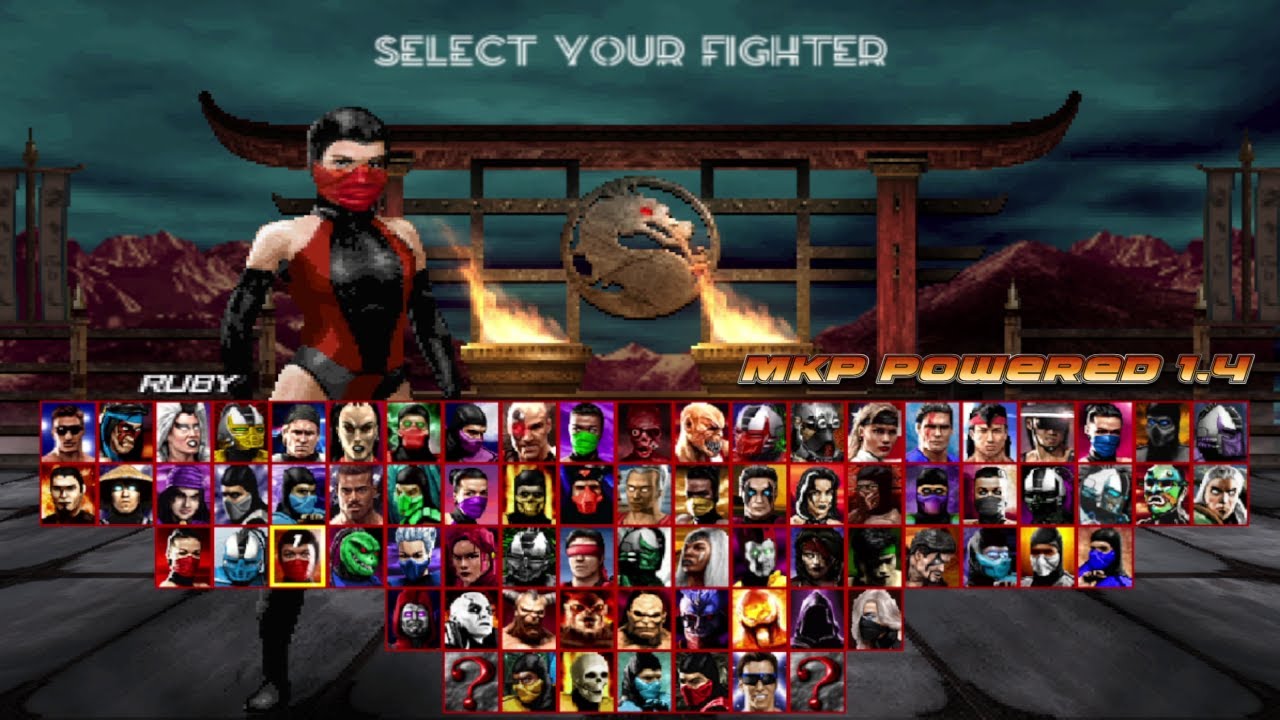 Mortal Kombat Project Powered 1.4 (Mugen) Ruby - YouTube