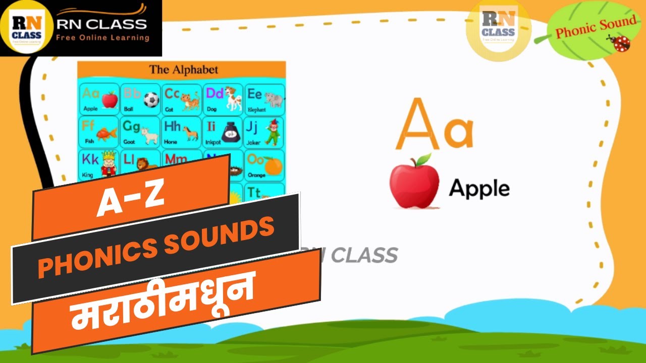 Phonics Sounds in Marathi | A to Z Alphabets with Phonics Sounds ...