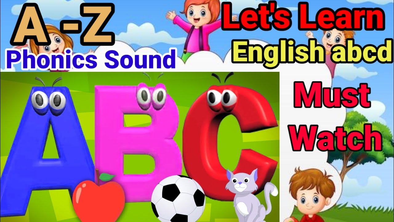 A to Z alphabets,abc for beginners,Easy and Fun alphabets lesson for ...