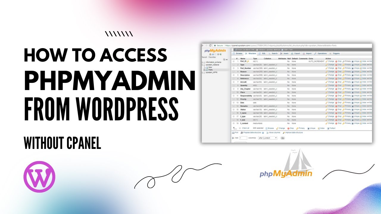 How To Acess Phpmyadmin In Wordpress Without Cpanel Access Php Myadmin Without Cpanel Mazrify
