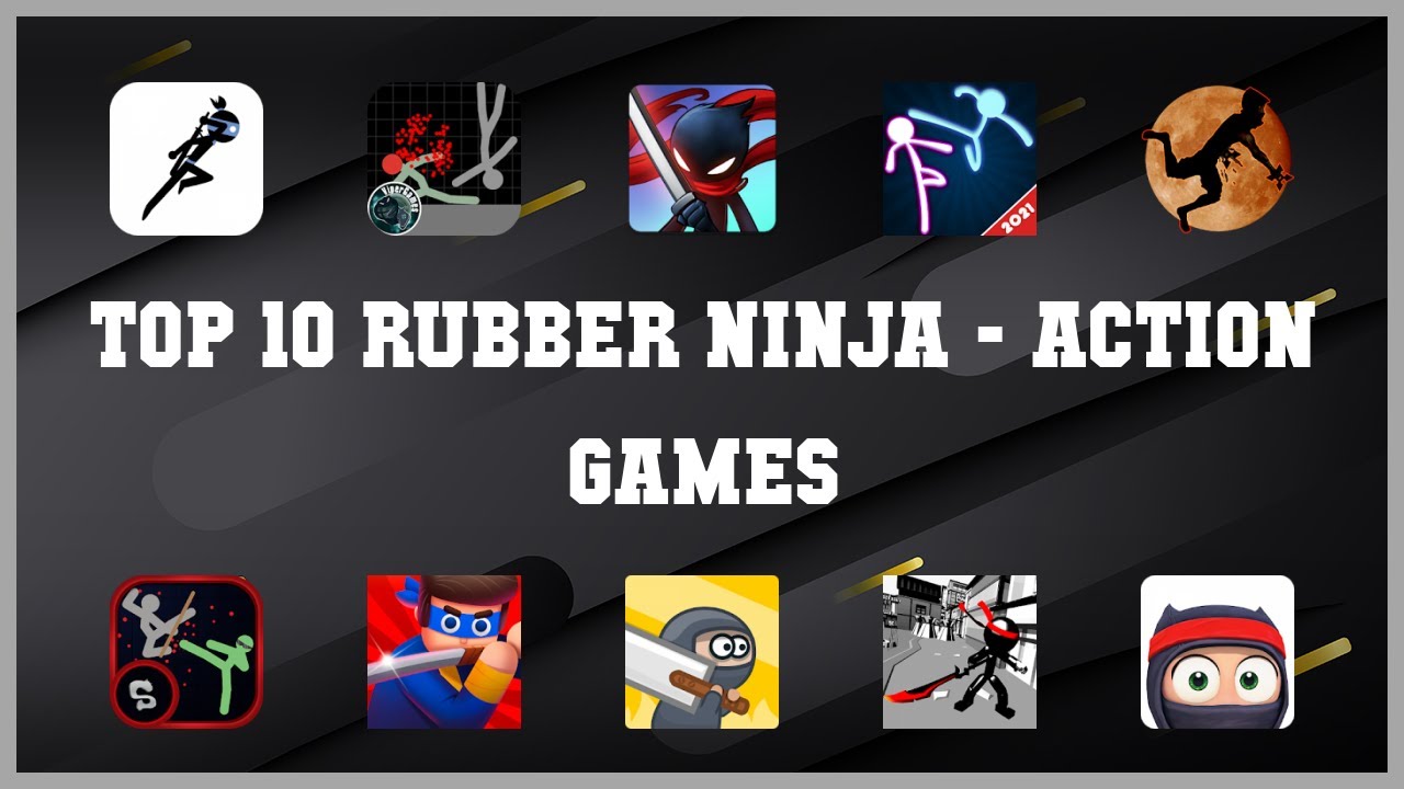 Top 10 Rubber Ninja Android Games - YouTube