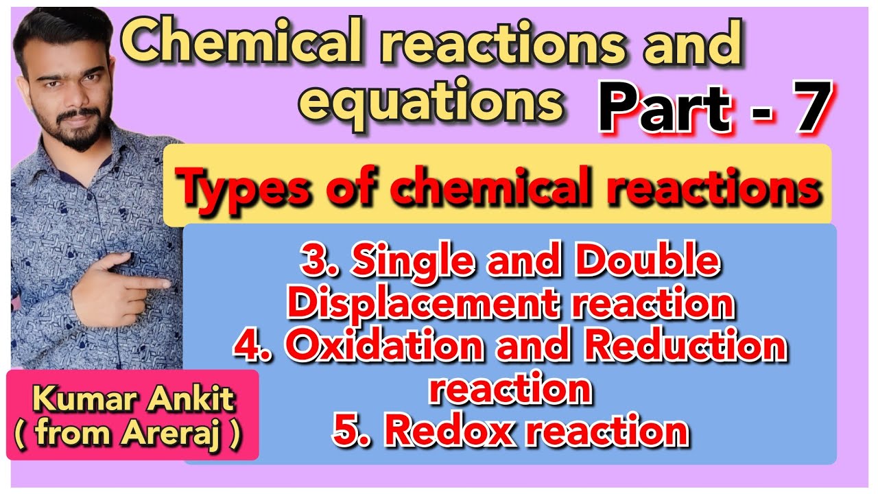 Types Of Chemical Reactions Class 10 Part 7 Science acharyaplus types-of-chemical-reactions-class-10-part-7-science-acharyaplus
