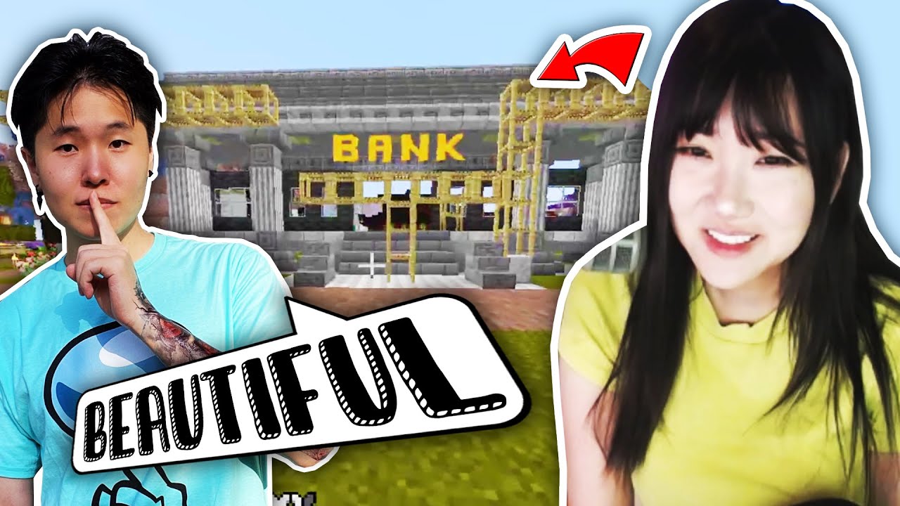 Disguised Toast hired me to build the OTV SMP Bank in Minecraft! ft ...