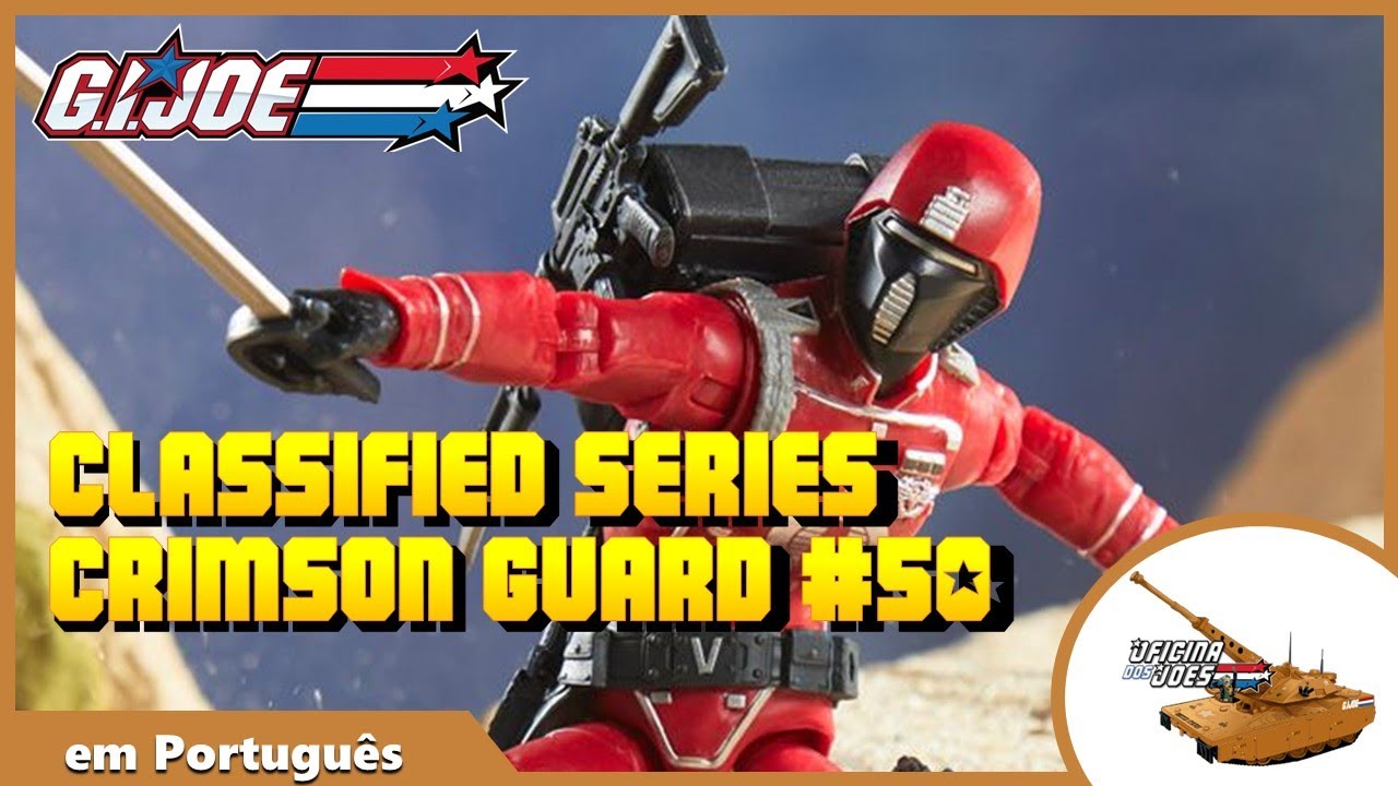 GIJoe Classified Crimson Guard - Review em PT/BR - YouTube