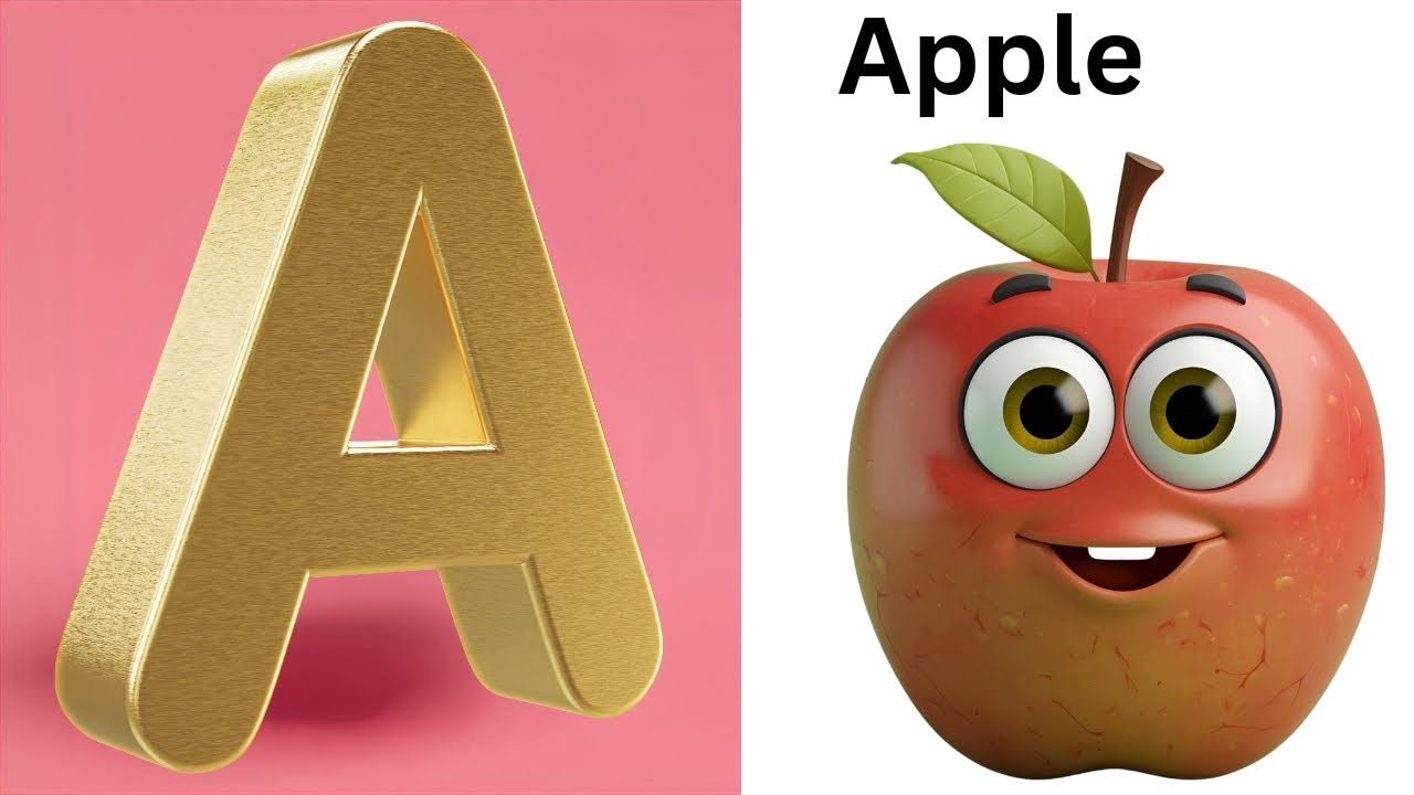 ABC song | Phonics Song | nursery rhymes | a for apple | abc phonics ...