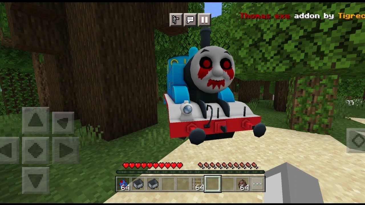 Real Thomas Exe MOD in Minecraft PE - YouTube