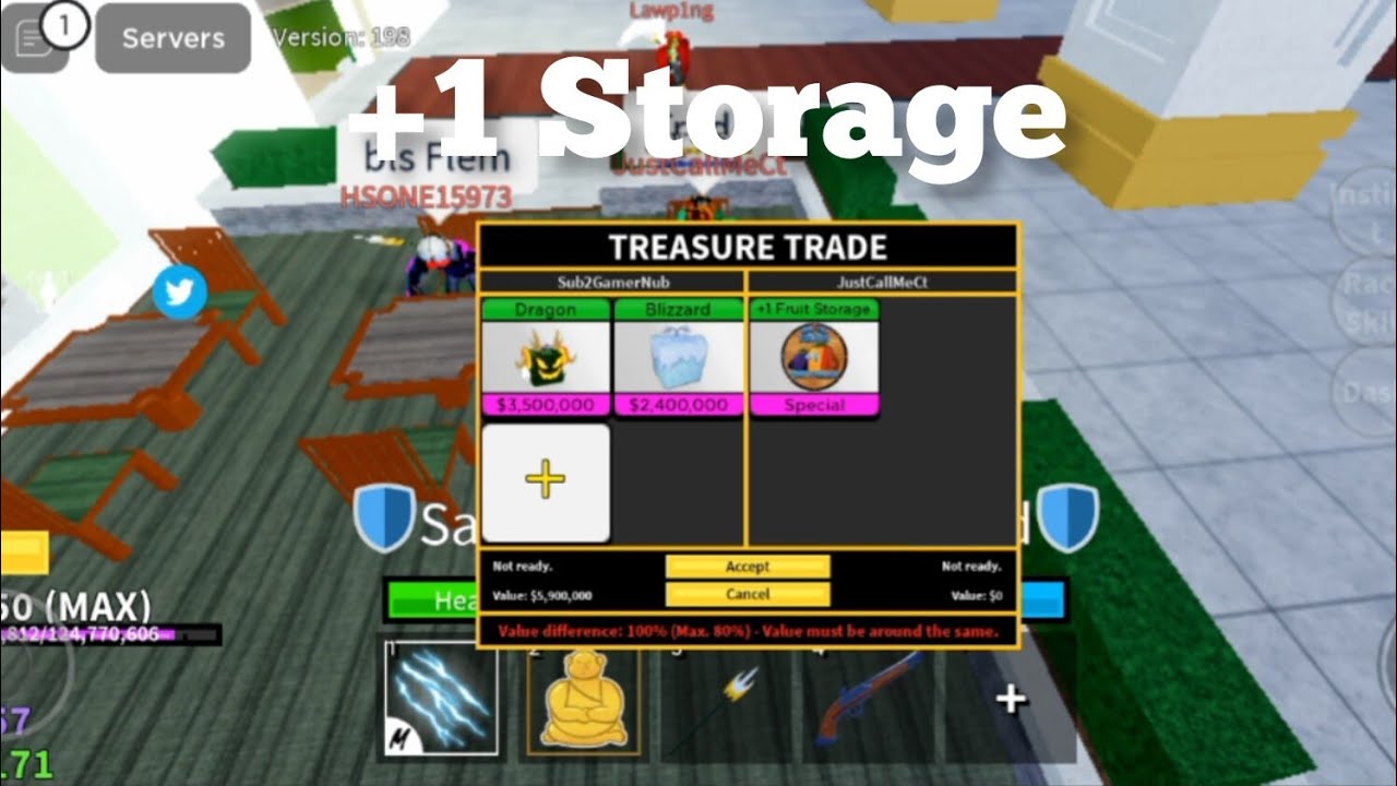 Getting +1 Fruit Storage In Blox Fruits! - YouTube
