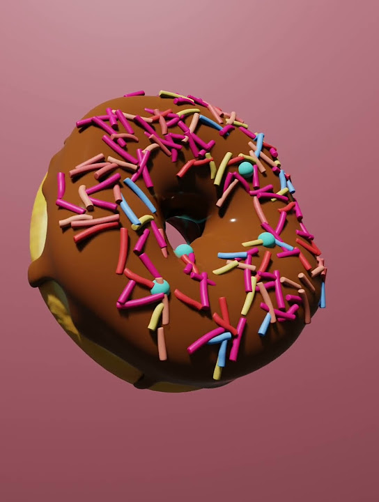 when you make a donut in blender learning from the donut master this ...