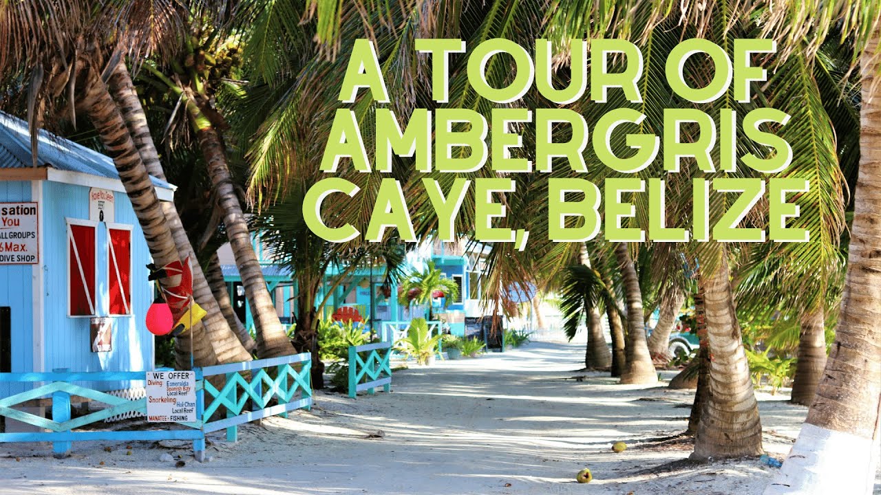 Tour of Ambergris Caye, Belize - YouTube