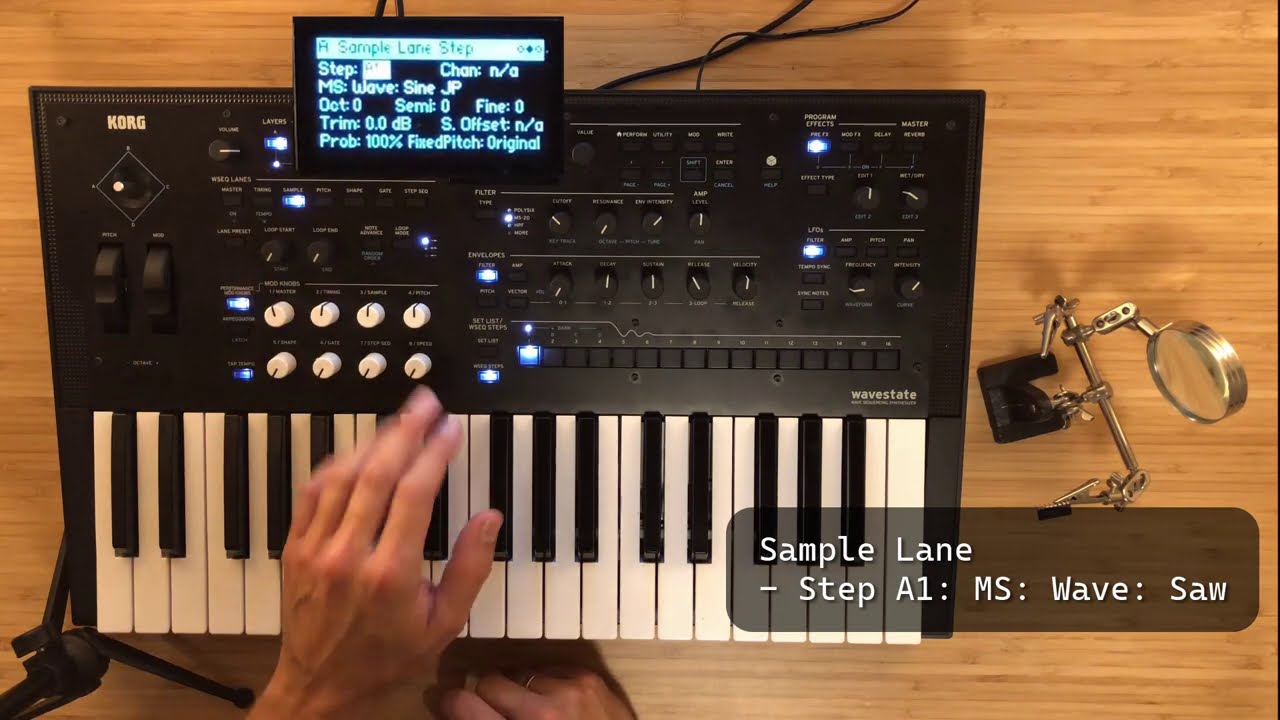 Korg Wavestate Tutorial Ratcheting / Berlin School - YouTube