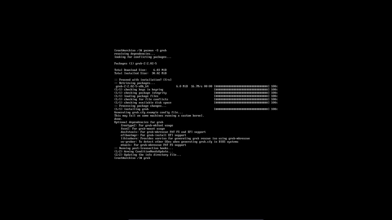 Arch Linux 49 Installing Grub On BIOS YouTube arch-linux-49-installing-grub-on-bios-youtube