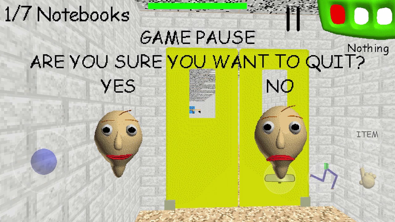 Baldi glitch?!?! - YouTube