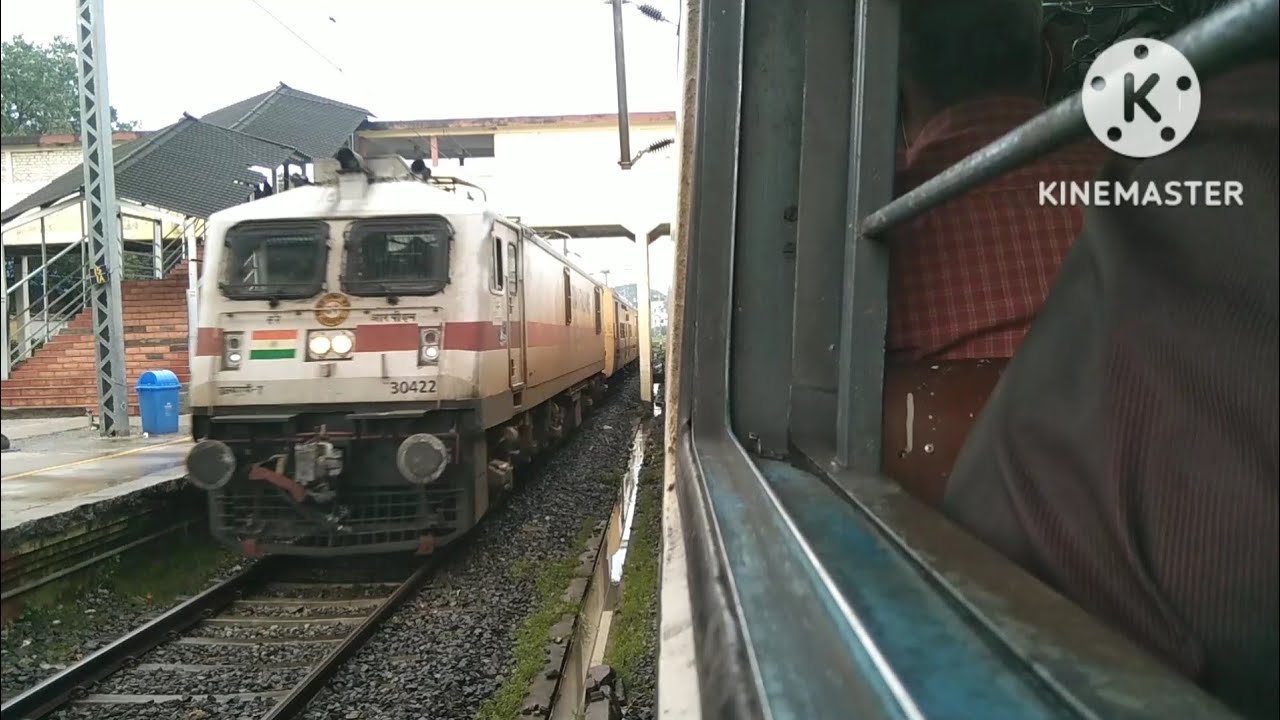 16724 Ananthapuri Express Crossing Guindy And Rush Towards Chennai ...