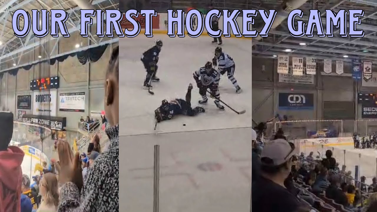 Our FIRST Hockey Game || Canadian Hockey || Hockey Season - YouTube