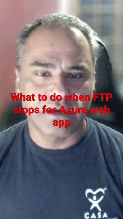 How to fix FTP for Azure web apps when it stops working suddenly #azure #webapp #ftp #shorts ...