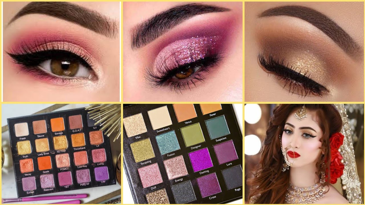 10 Different ways of Eyeshadow | Simple and easy Eyeshadow tutorial ...
