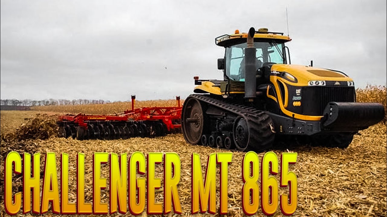 Challenger MT 865+Глубокорыхлитель - YouTube