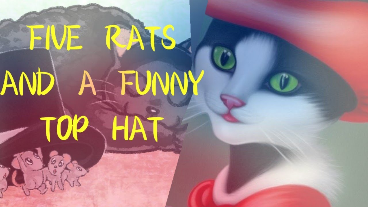 five rats and a funny top hat,!kids story ! choha belli cartoon ...