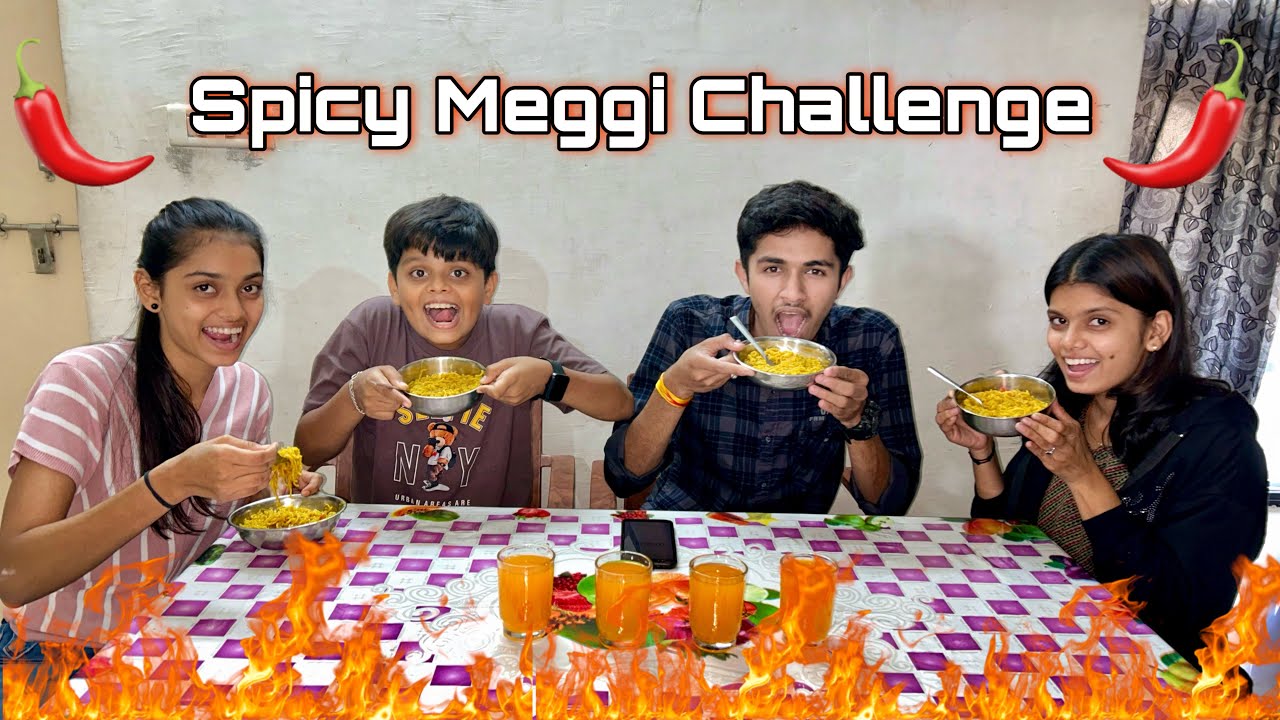Spicy Meggi Challenge - YouTube