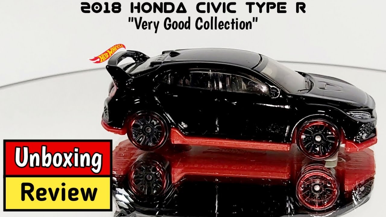 HOT WHEELS HONDA CIVIC TYPE R Black 2020 OpenUnboxReview VERY GOOD ...