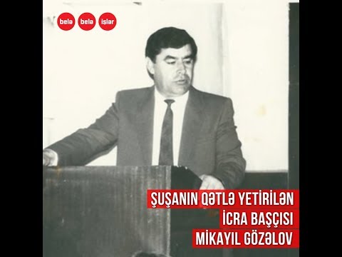 Şuşanın qətlə yetirilən icra başçısı...