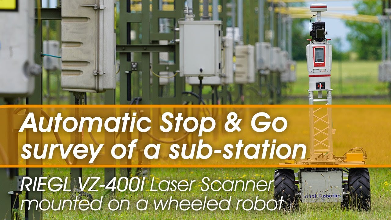 Automatic Stop-and-Go LiDAR Survey of a Substation - YouTube