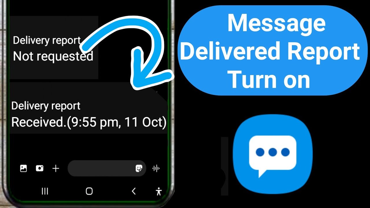 sms delivery report on || message sent but not delivered - YouTube