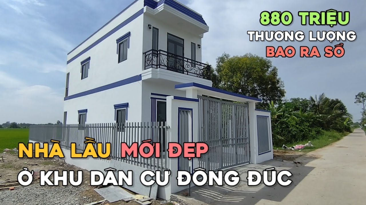 Ms 0077 Bán nhà mới 100% giá 880 triệu thương lượng bao giấy tờ xã Tân ...