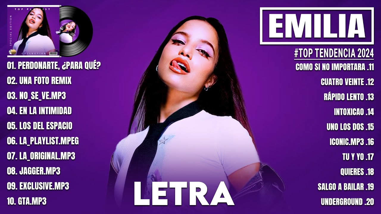 Emilia Top Tendencia 2024 (Letra\Lyrics) - Emilia Lo Mas Nuevo 2024 ...