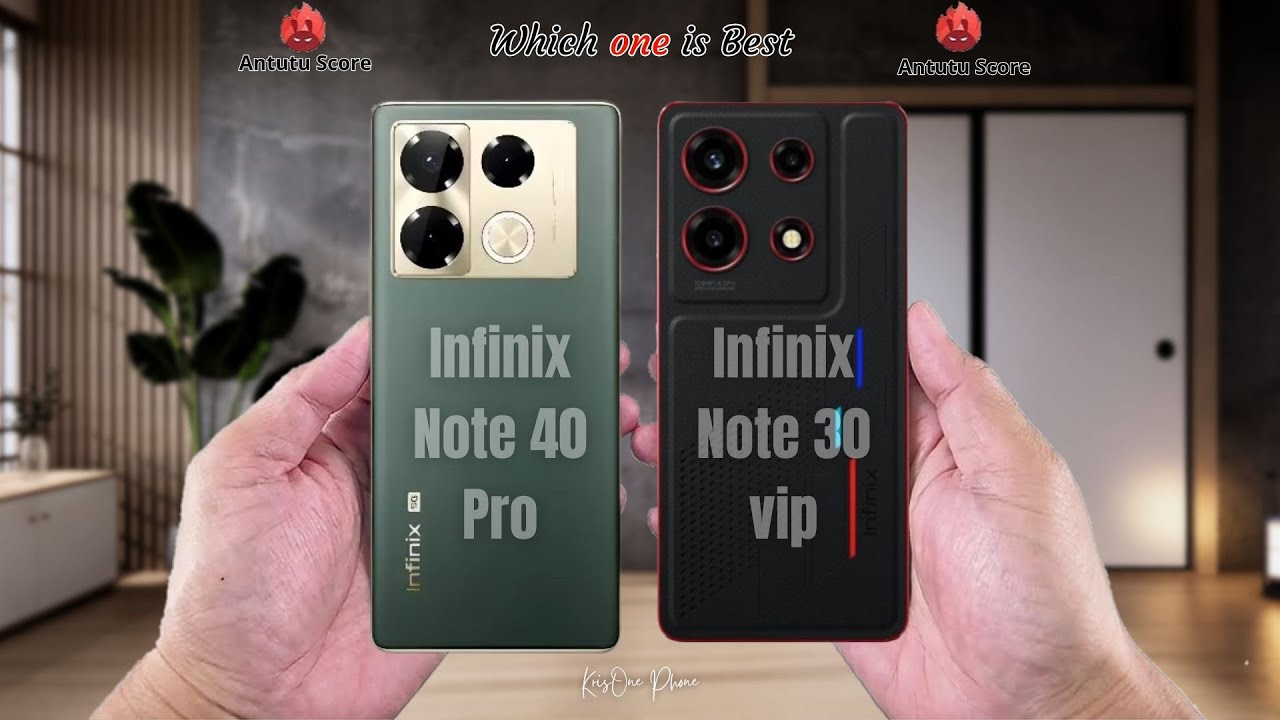 Infinix Note 40 Pro vs Infinix Note 30 vip ⚡Full comparison ⚡Which one ...