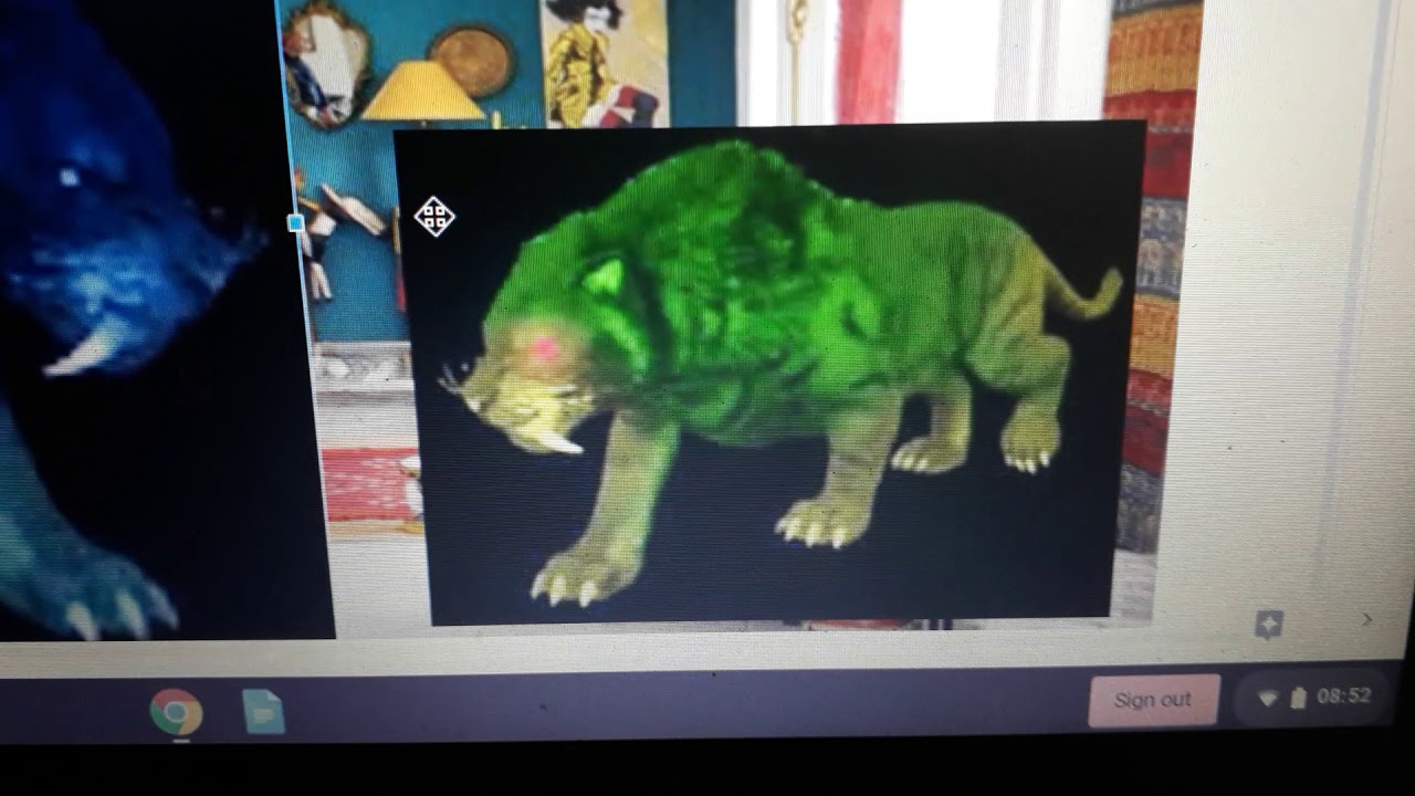 Dark Retro Monster Tiger Says Yes DeadlyAbbiez / Grounded - YouTube