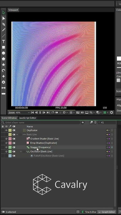 Cavalry Duplicator line animation - YouTube