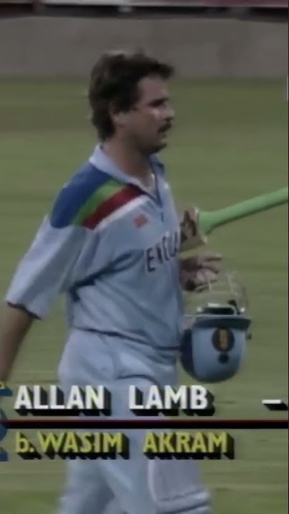 Wasim Akram Best Bowling #Allan #Lamb 1992 world Cup Final WASIM AKRAM BEST BOWLING |WORLD CUP ...