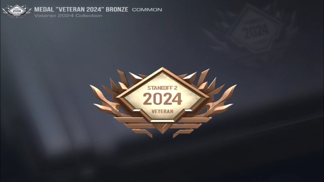 ПОЛУЧИЛ MEDAL "VETERAN 2024" BRONZE STANDOFF 2 - YouTube