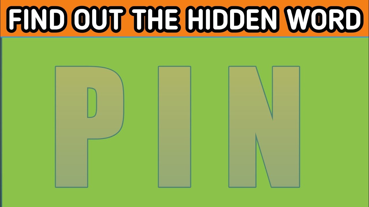 Find The Hidden Words || Find The Hidden Words From Picture || illusion ...